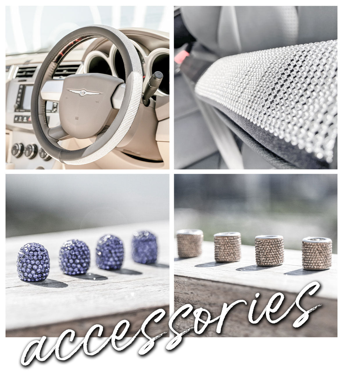 Girly Fashion Auto Accessories | Diamante Embellished | Bling My Ride